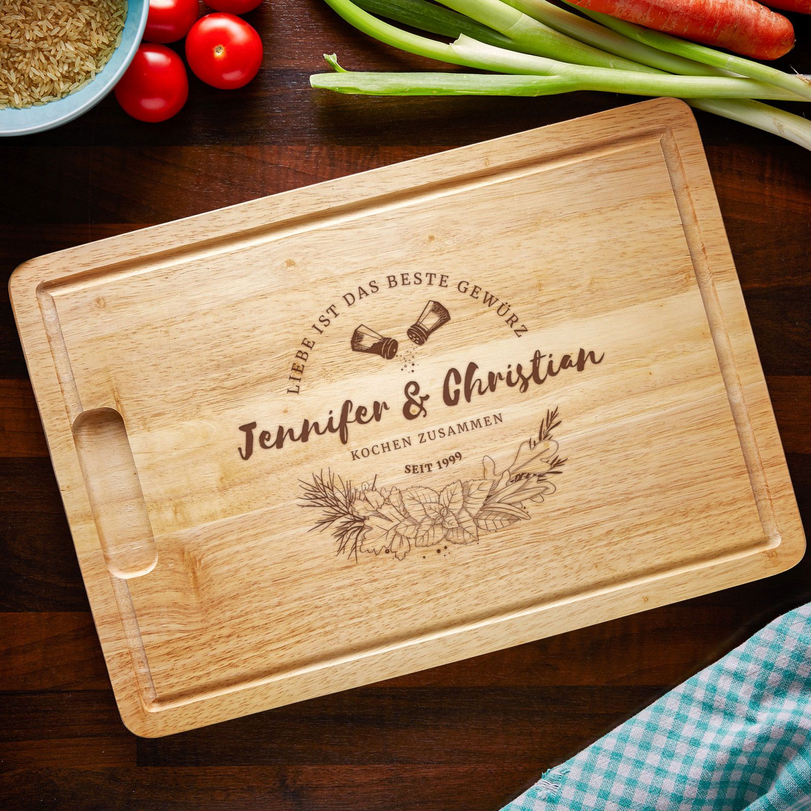 Schneidebretter mit Gravur: Holz Küchenbretter hier gravieren